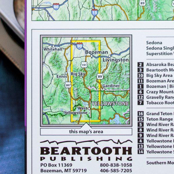Tobacco Root Mountains Trail Map | Backyard Montana